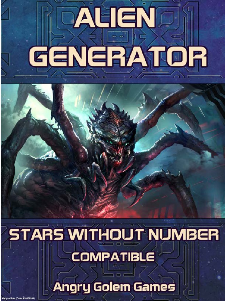 Stars Without Number Alien Generator | PDF | Senses | Ammonia
