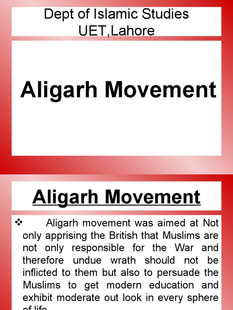 P STUDY Aligarh-Movement | PDF | Abrahamic Religions