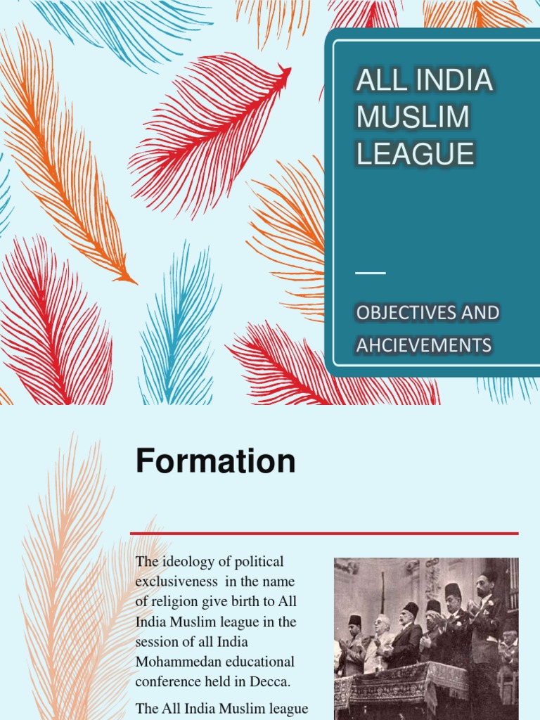 P Study All India Muslim League Pdf All India Muslim League South
