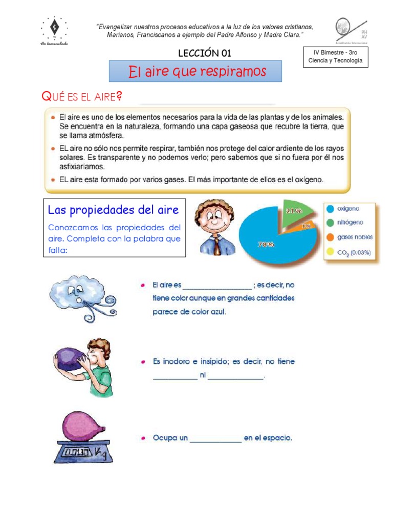 Propiedades y Composición del Aire | PDF