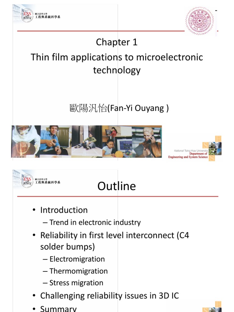 Chapter 1 Introduction-Thin Flim Applications in Microelectronic-2022 | PDF | Transistor ...