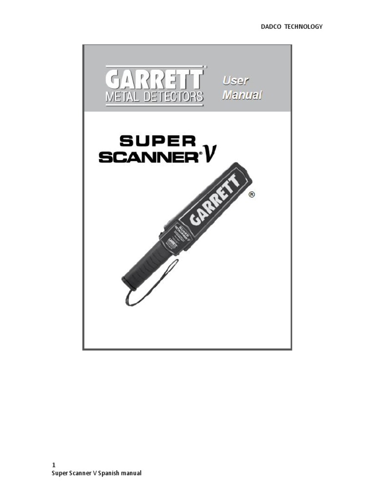 Manual en Español del Super Scanner V | PDF | Altoparlante | Sonido