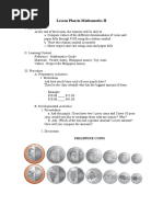 Math Lesson: Understanding Coins | PDF | Coins | Lesson Plan