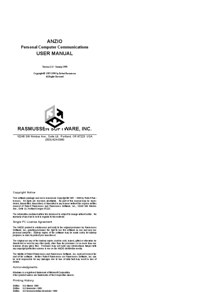 Anzio | PDF | Personal Computers | Operating System