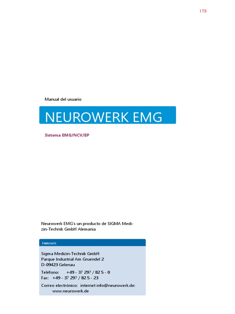 Manual EMG | PDF | Electromiografia | Nervio