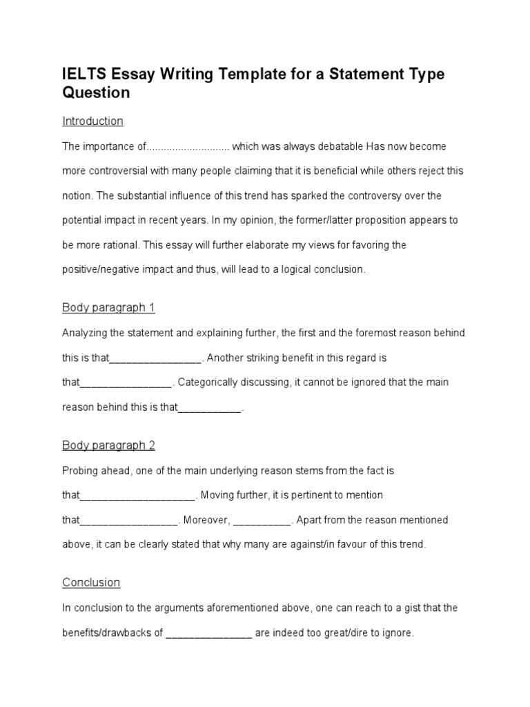 IELTS Essay Writing | PDF