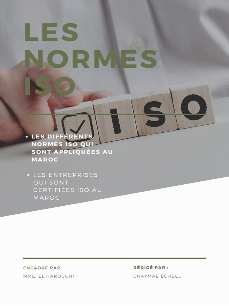 Normes ISO | PDF | Management de la qualité | Système de management de ...