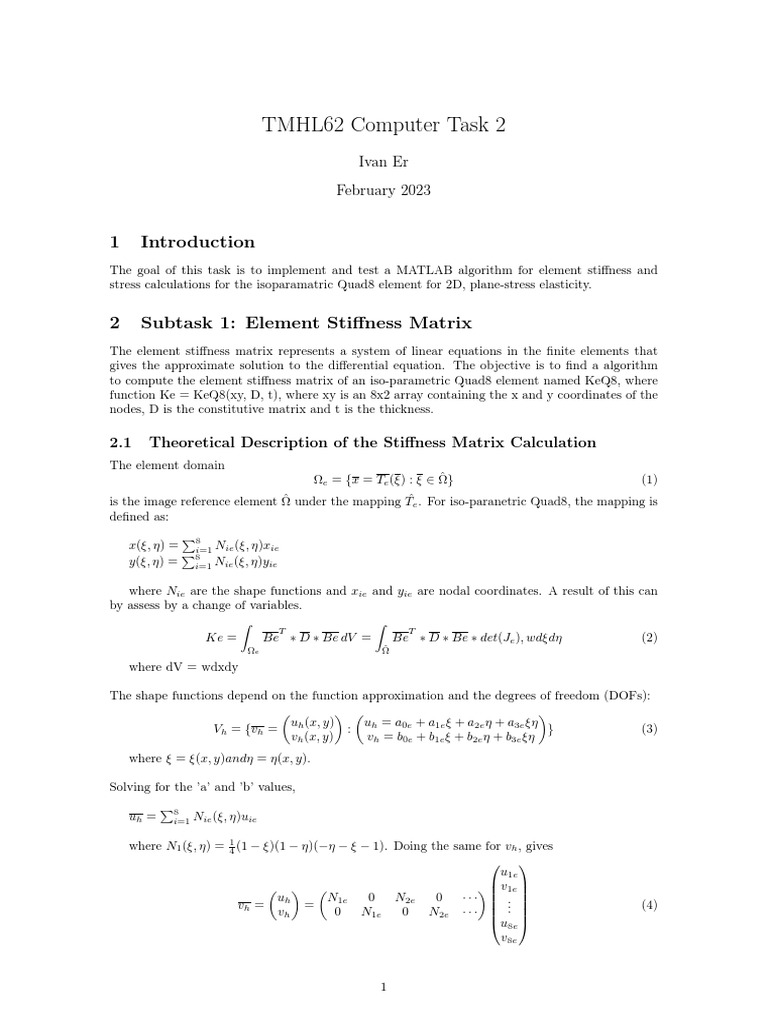 TMHL62 CT2 | PDF | Stiffness | Matrix (Mathematics)