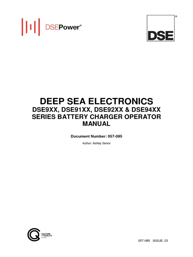 DSE91xx DSE92xx DSE94xx Series Operators Manual | PDF | Usb | Personal ...