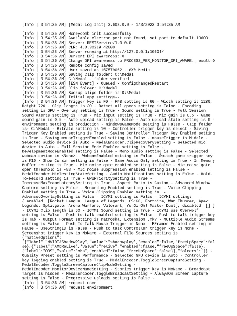Medal Log 20230103 | PDF | Texture Mapping | Software Development