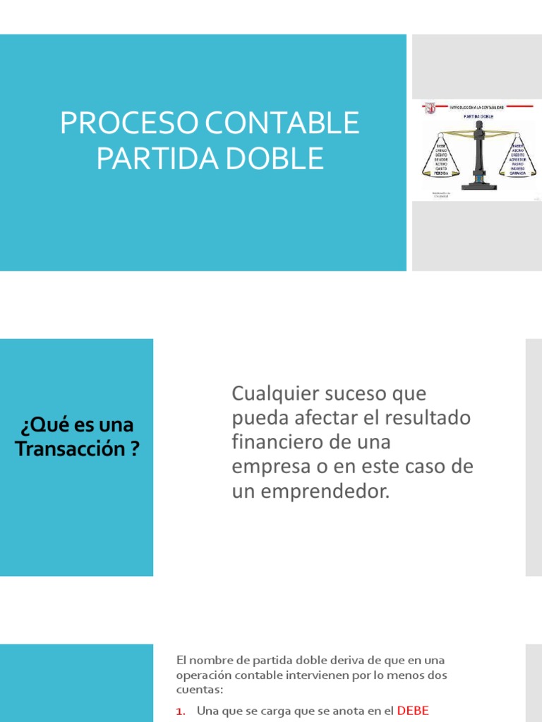 Clase Partida Doble | PDF | Contabilidad | Economía Financiera