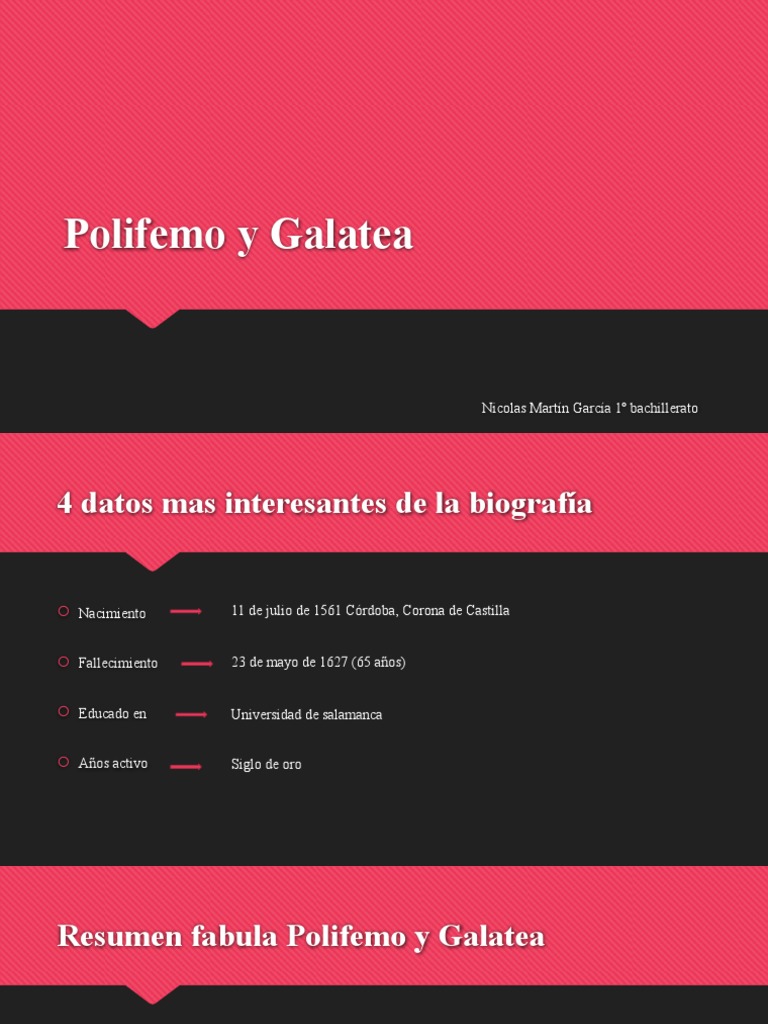 Polifemo y Galatea | PDF