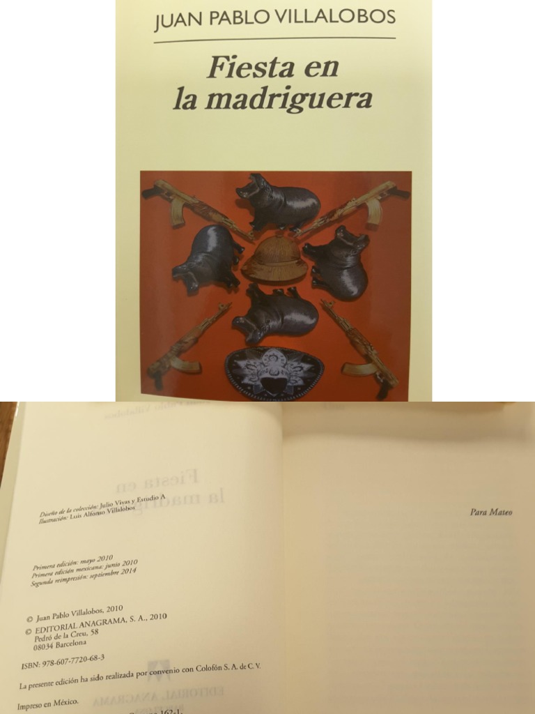 Fiesta en La Madriguera. Juan Pablo Villalobos | PDF