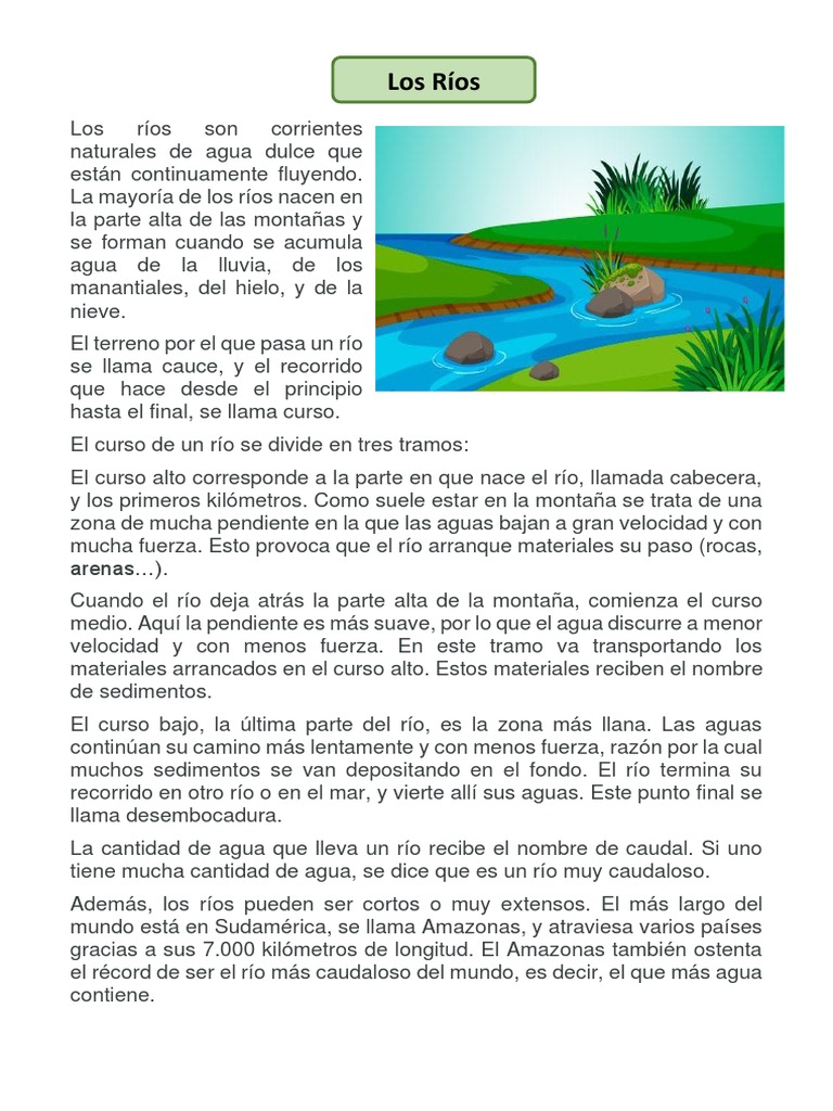 Lectura 8 - 5to | PDF | Río | río Amazonas