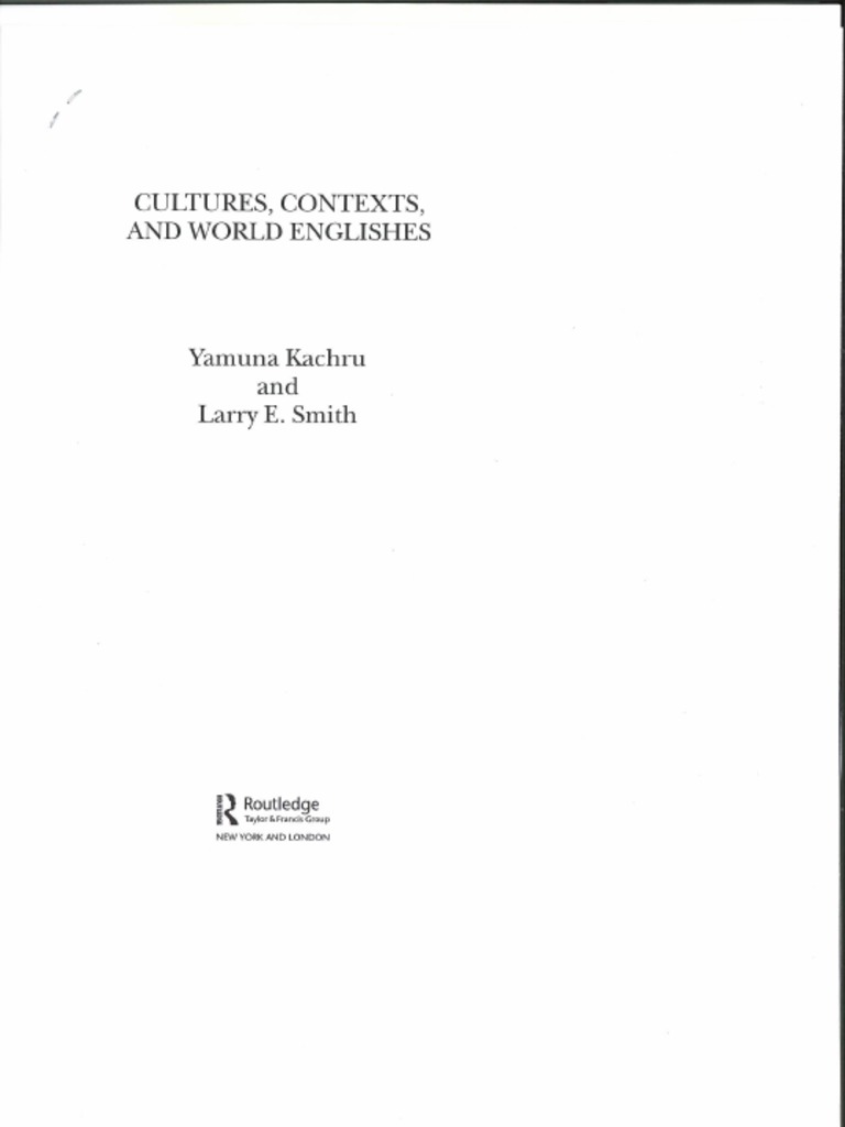 Kachru and Smith | PDF
