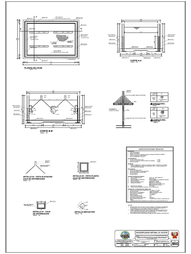 RAFA-01 (Arquitectura) PTAR | PDF