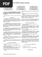 IEEE Project Report Structure | PDF | Biomarker | Machine Learning