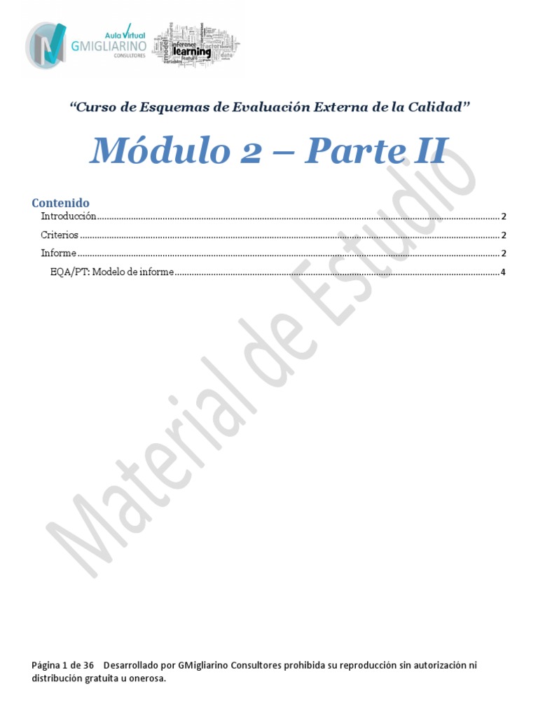 Material de Respaldo Modulo - 2 - Parte II | PDF | Desviación Estándar | Incertidumbre