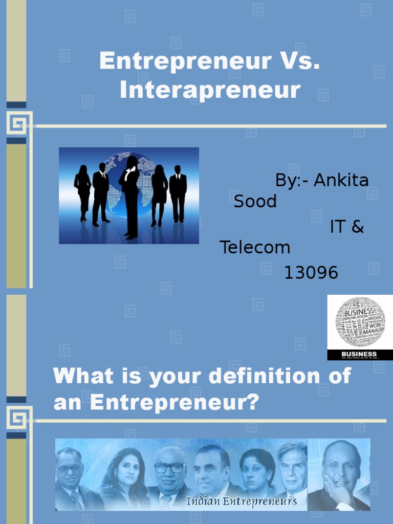 Intrapreneurship | PDF | Entrepreneurship | Business