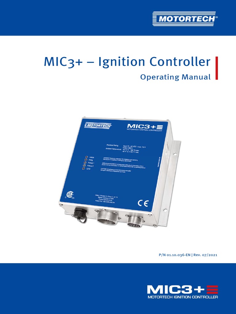 Motortech Manual Mic3plus 01.10.036 en 2021 07 Web | PDF | Power Supply ...