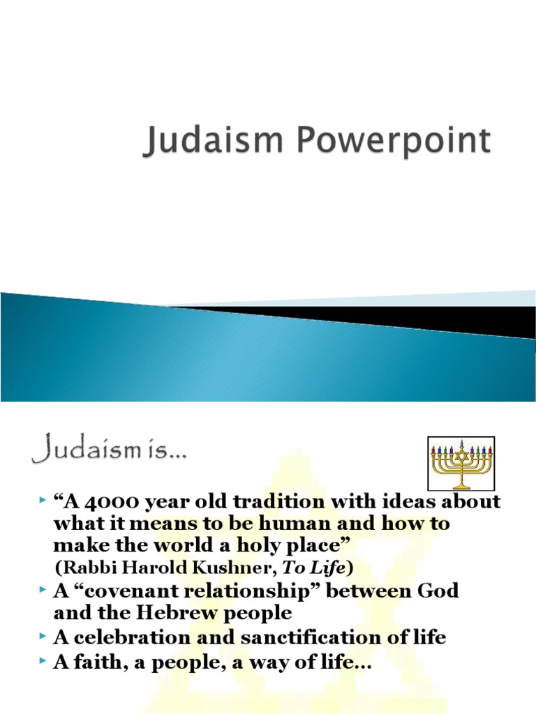 Understanding Judaism: Beliefs and Practices | PDF | Jewish Holidays ...