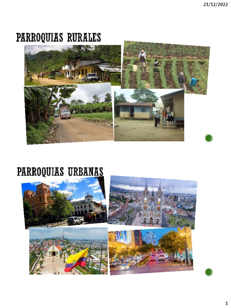 2Q2P - EE - SS - Parroquias Rurales y Urbanas | PDF