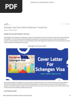 Japan Tourist Visa Cover Letter Guide | PDF | Travel Visa | Tourism