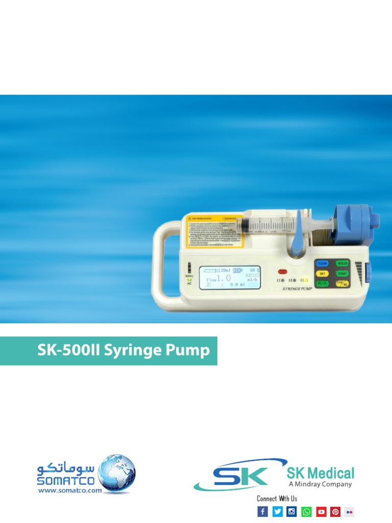 SK500II SyringePump | PDF | Syringe | Injection (Medicine)