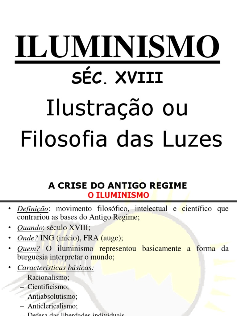 1 Iluminismo | PDF | Iluminismo | Burguesia