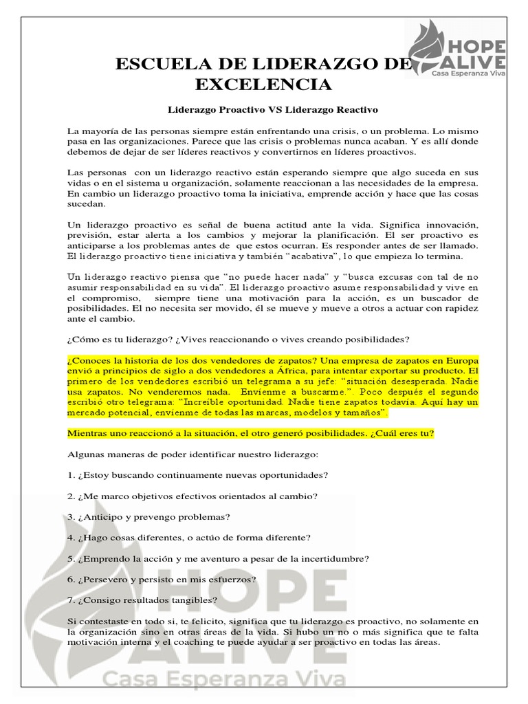 La importancia de adoptar un liderazgo proactivo para anticiparse a los ...