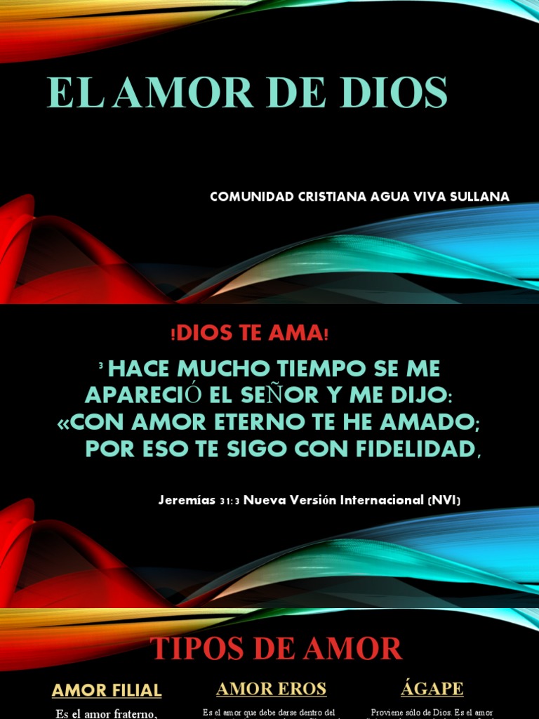 El Amor De Dios Pdf Amor Dios