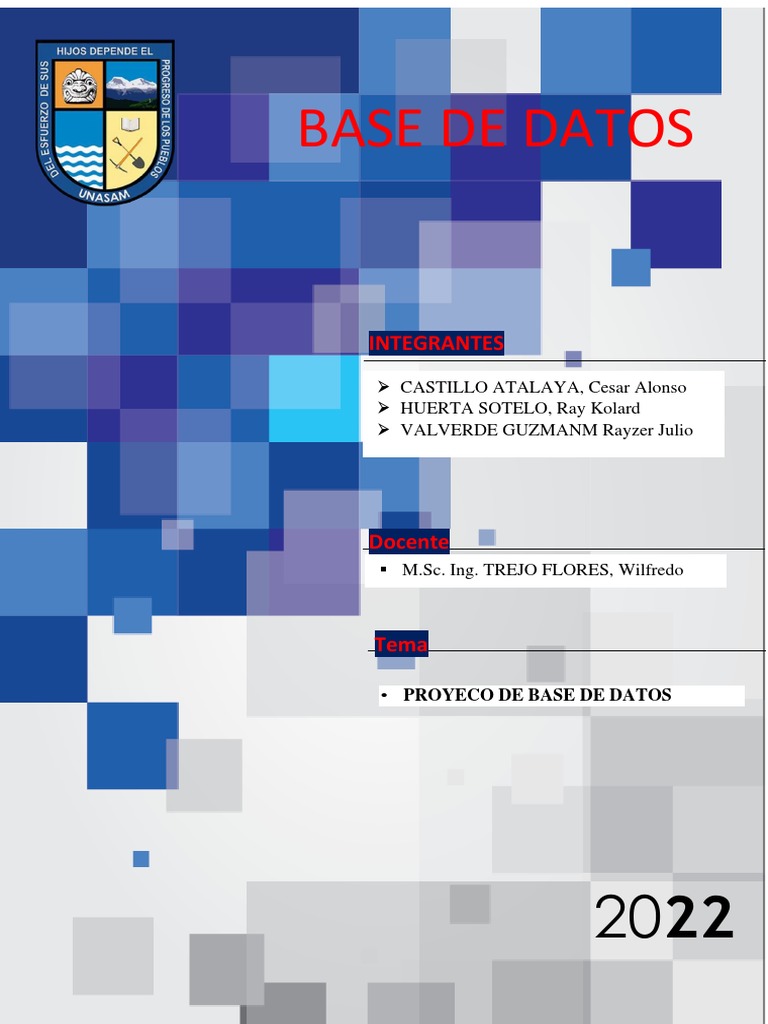 Diseño de una base de datos para el control de inventario en un minimarket | PDF | Bases de ...