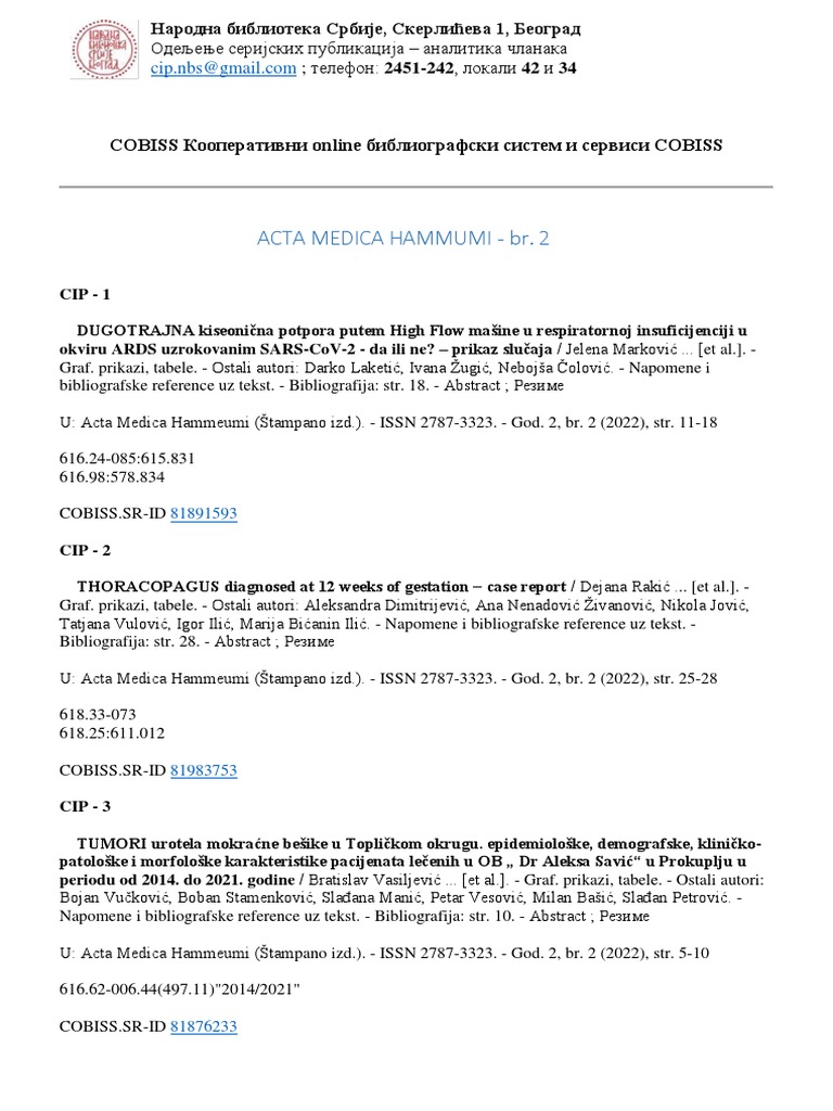 Acta Medica Hammumi - BR - 2 | PDF