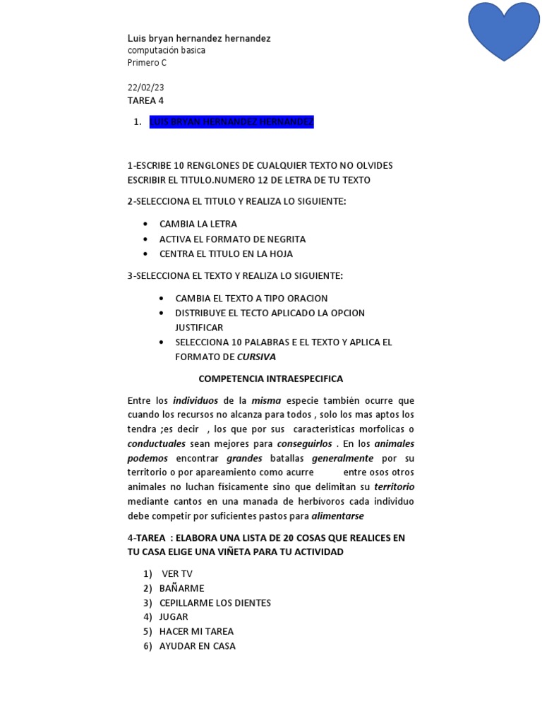 TAREA Sopa de Letra | PDF