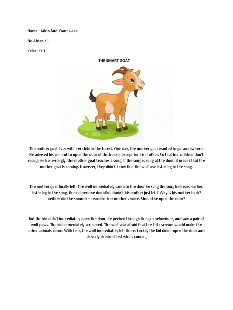 The Smart Goat's Cautionary Tale | PDF
