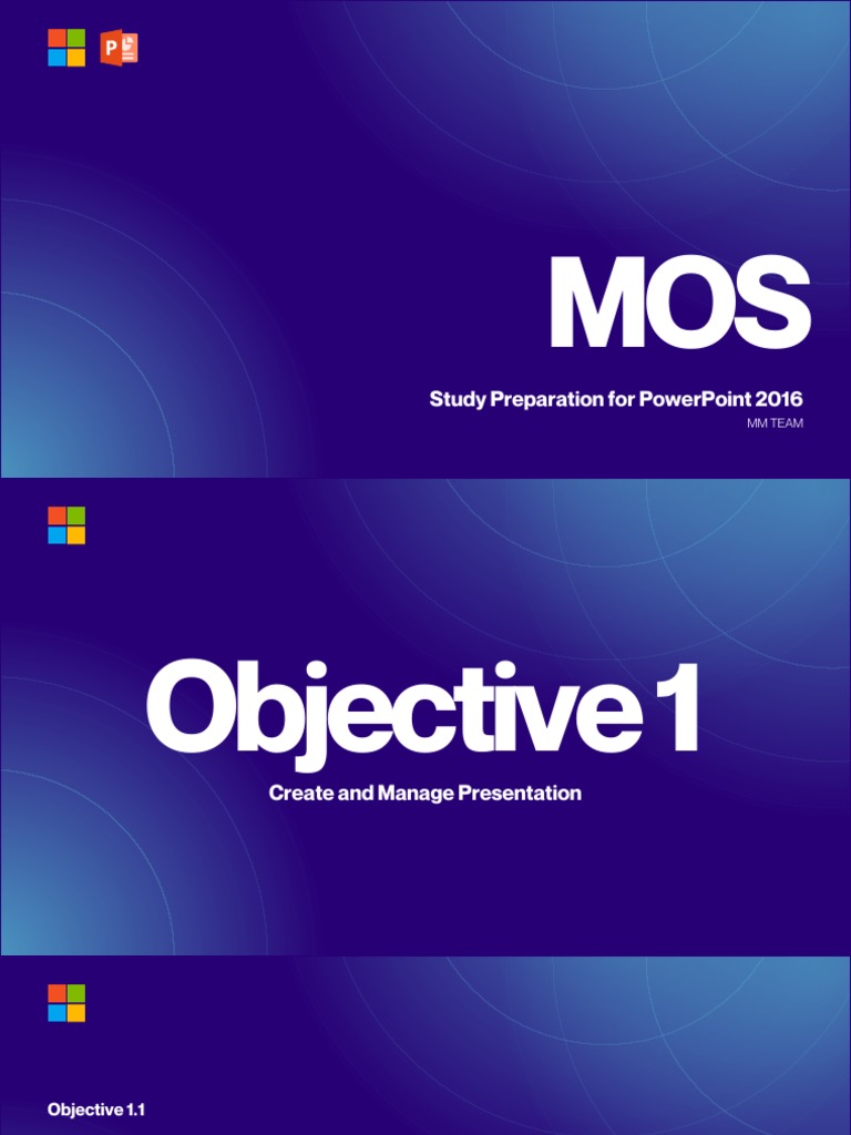 PowerPoint 2016 Preparation Test MOS | PDF | Microsoft Power Point ...