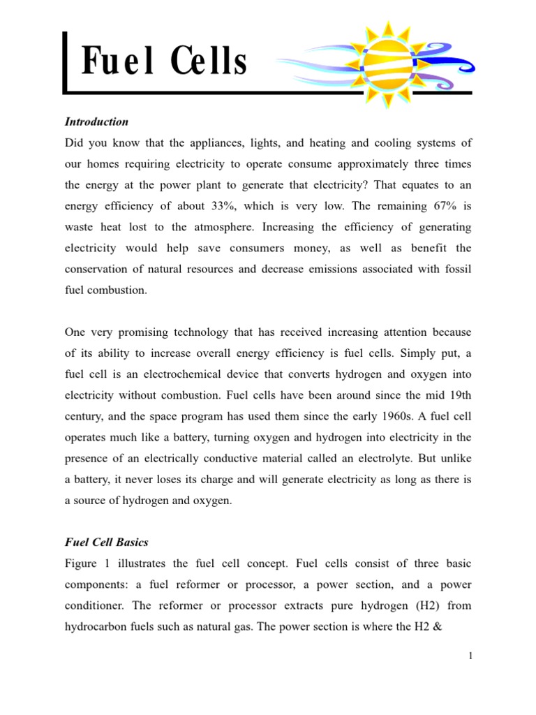 Fuelcell | PDF | Fuel Cell | Biomass
