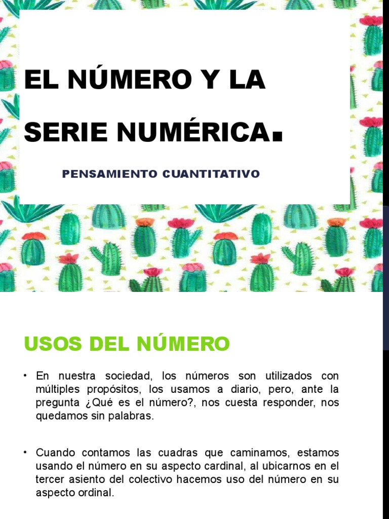 Tema 2. El Número y La Serie Numérica | PDF | Memoria