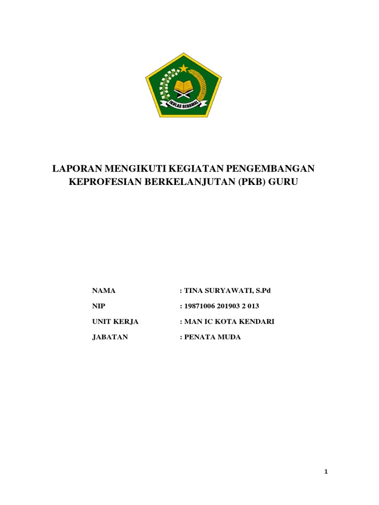 Laporan Mengikuti Kegiatan PKB | PDF