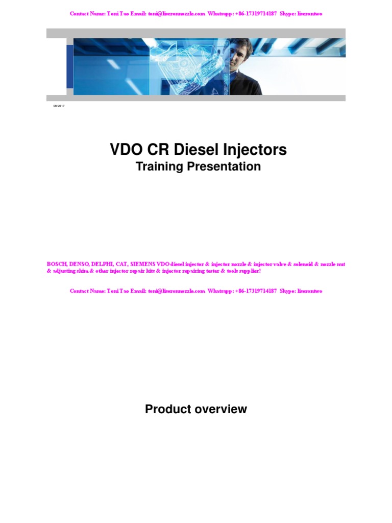 Capacitación en Reparación de Inyectores Diésel para Siemens VDO - Toni Tao | PDF | Fuel ...