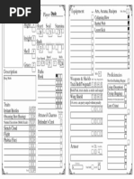 The Unofficial Hollow Knight RPG | PDF | Role Playing Games