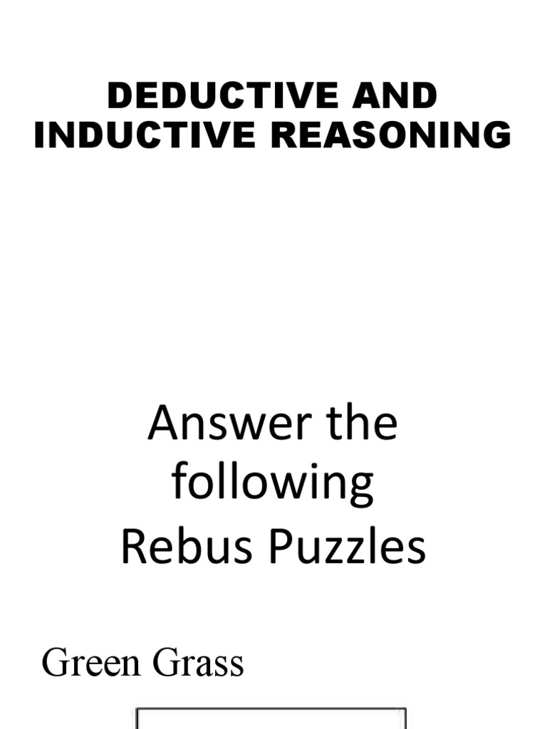 Reasoning Puzzles And Examples Pdf Deductive Reasoning Rectangle 