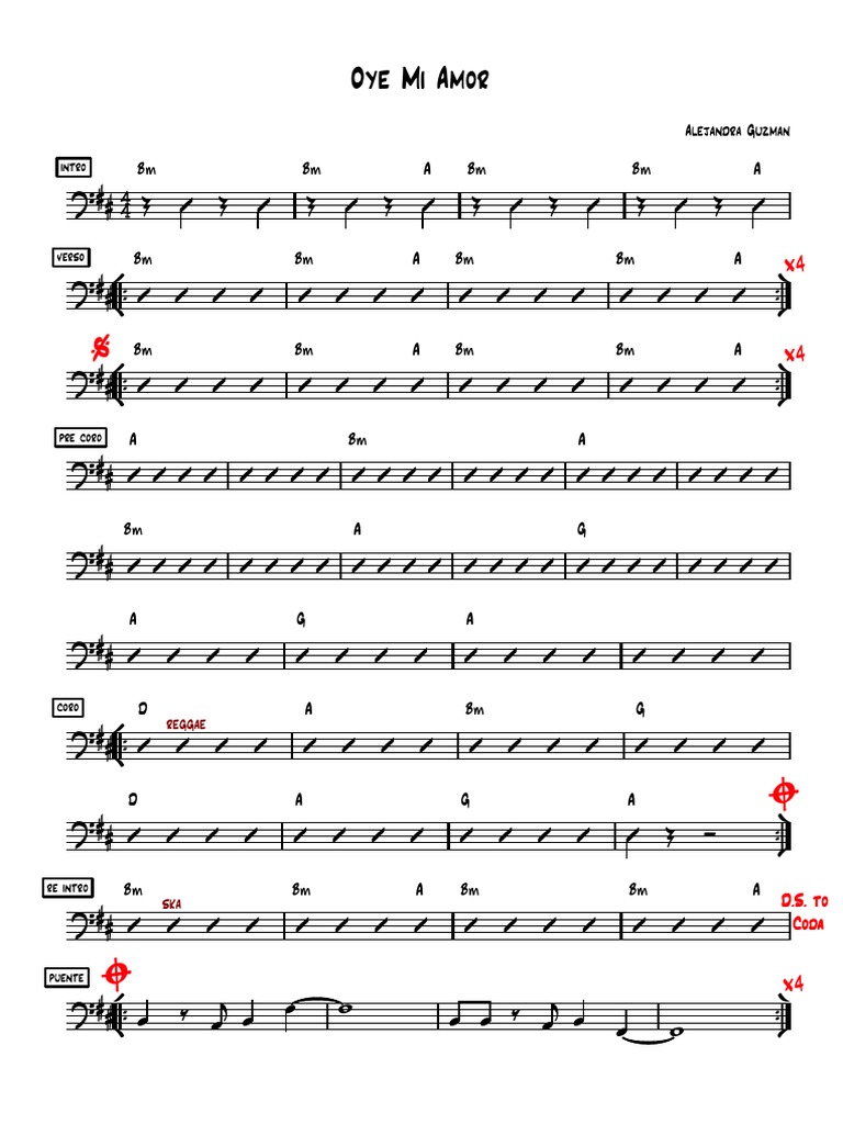 Oye Mi Amor (Alejandra Guzman) | PDF