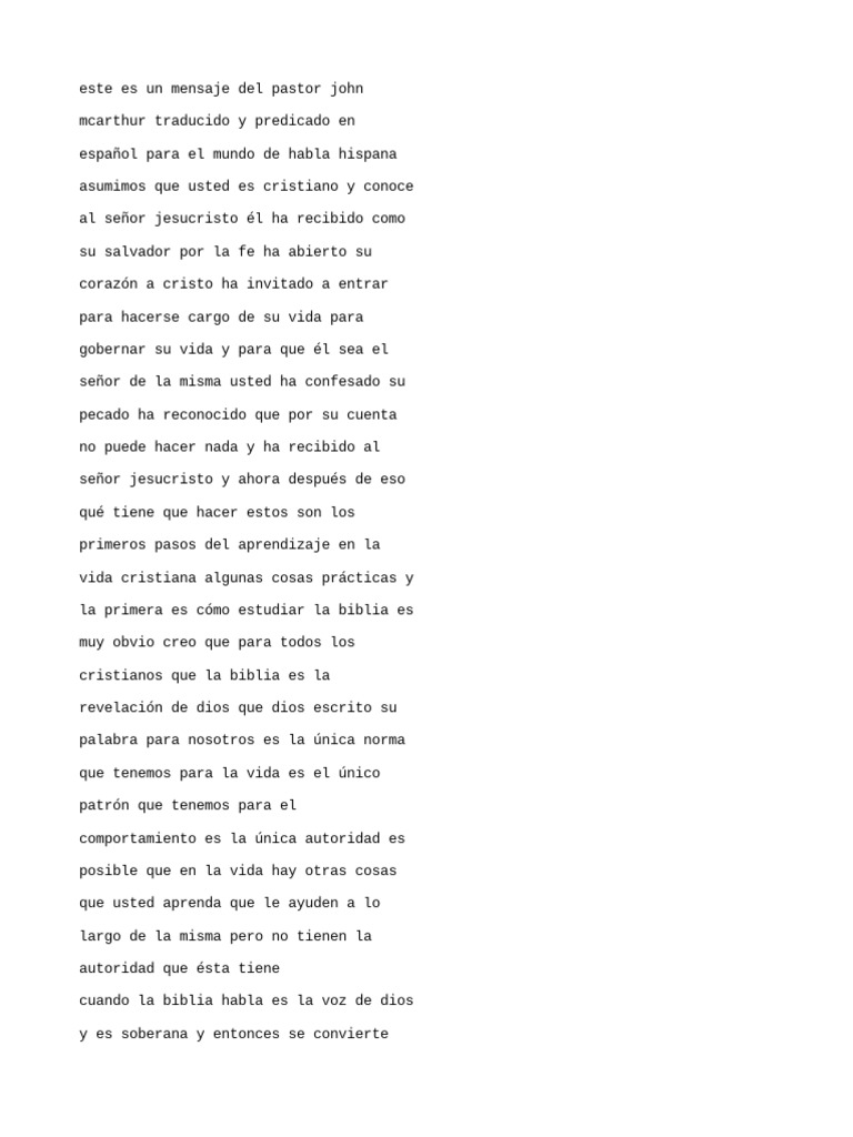 (Spanish (Auto-Generated) ) Lección 2 - ¿Cómo Conocer La Biblia ...