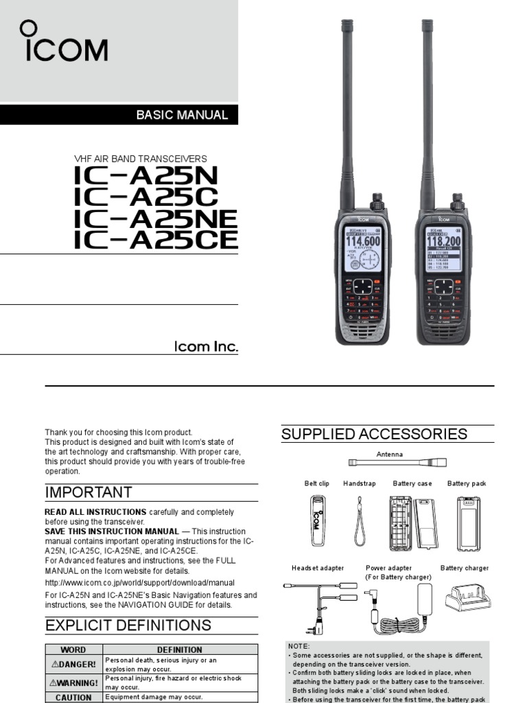 Ic-A25 A25e Im PRT 1 | Download Free PDF | Battery Charger | Electronics