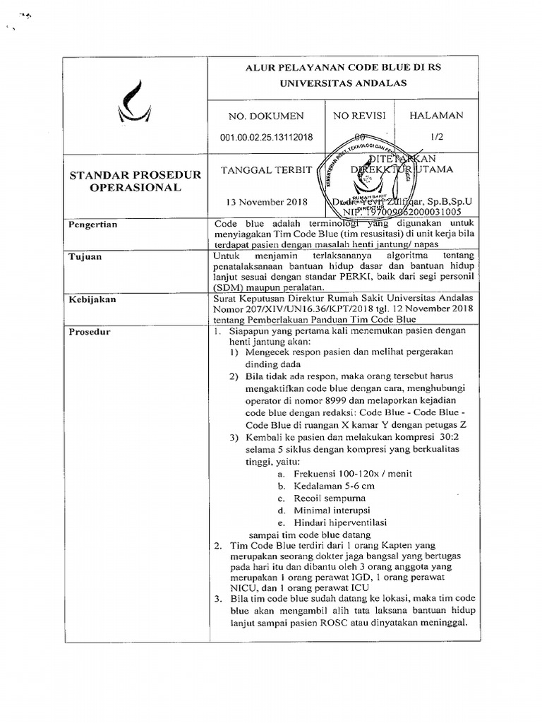 SPO Code Blue | PDF