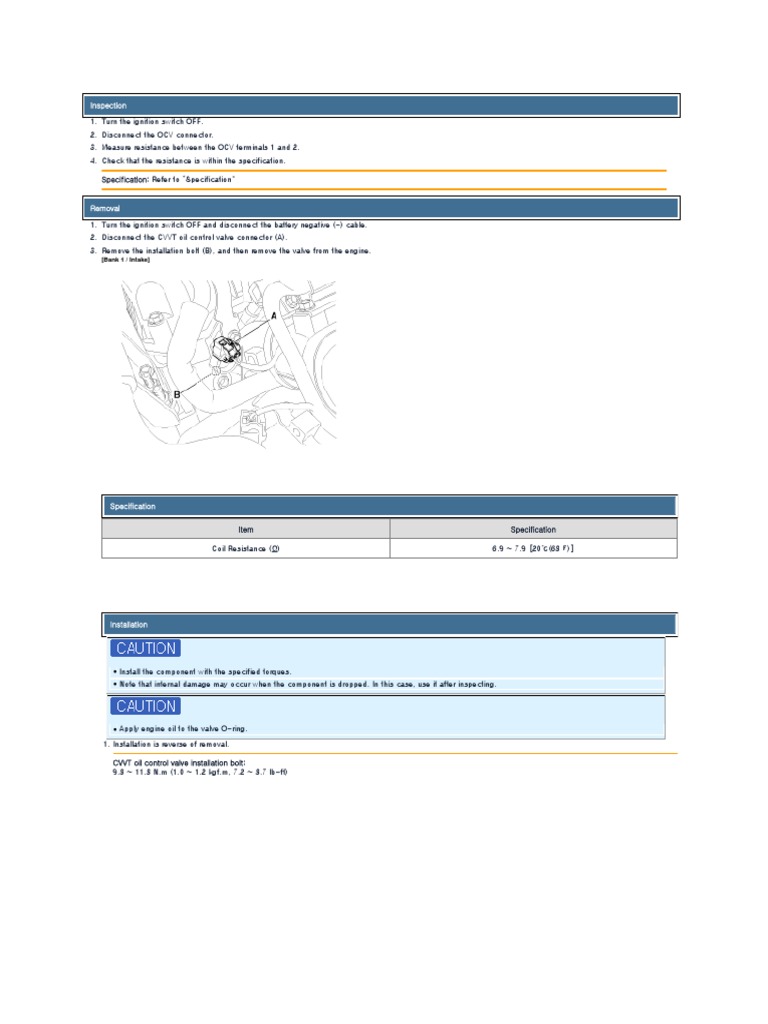 OCV Inspection | PDF