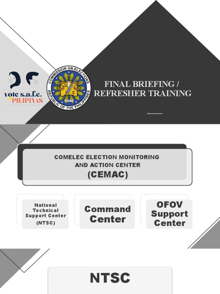 Refresher For DESO TSS Revised | PDF | Elections | Government