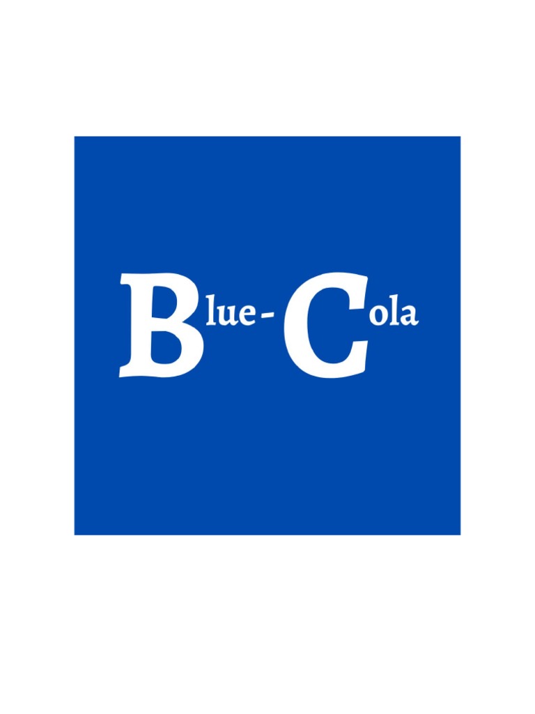 Blue Cola | PDF | Coca Cola | Refresco