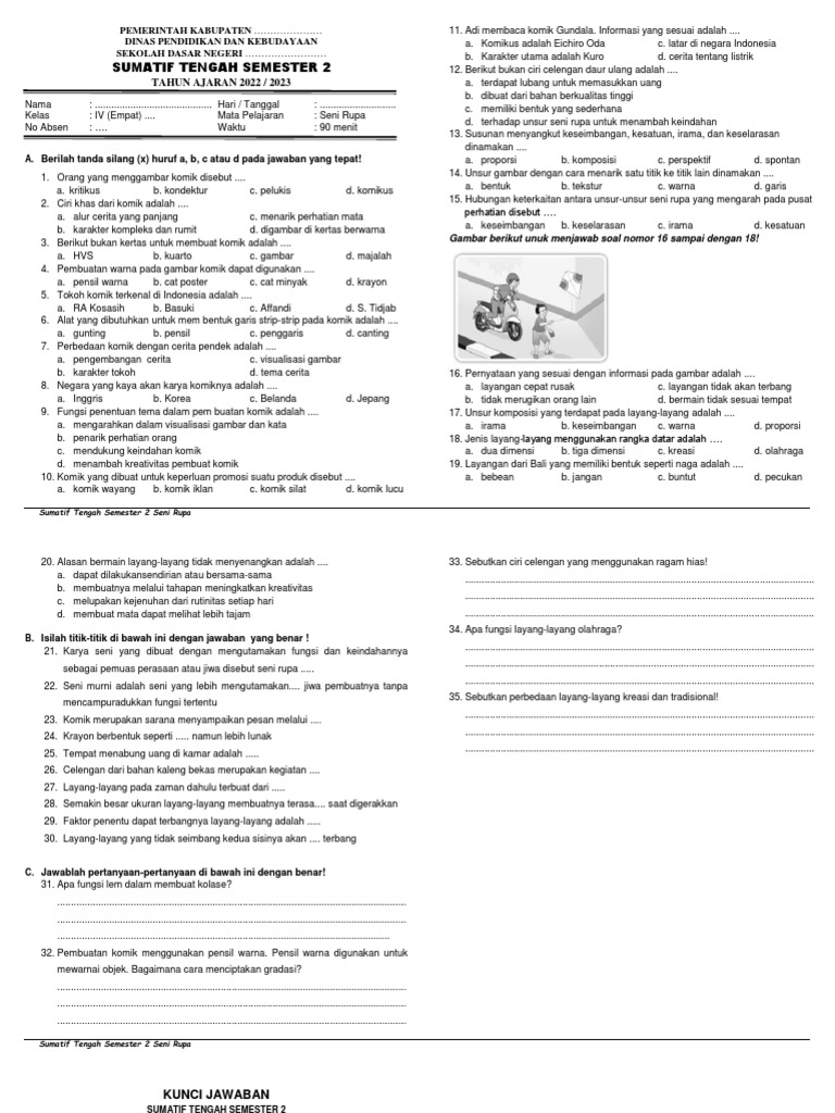 STS Seni Rupa KLS 4 SM 2 | PDF